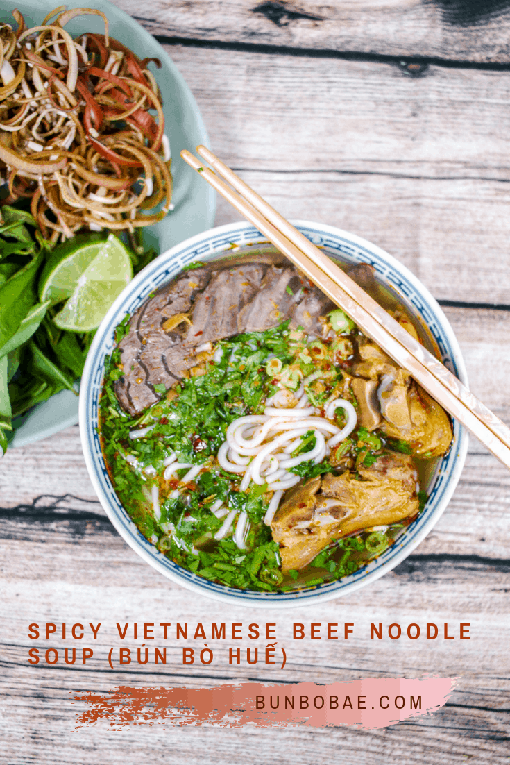 Spicy Vietnamese Beef Noodle Soup (Bún bò Huế) – Bun Bo Bae
