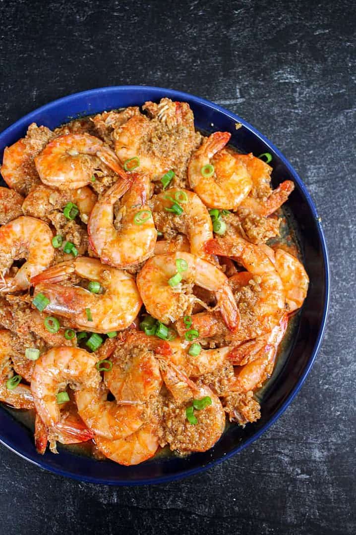 Vietnamese Braised Shrimp In Roe (Tôm Kho Tàu) – Bun Bo Bae