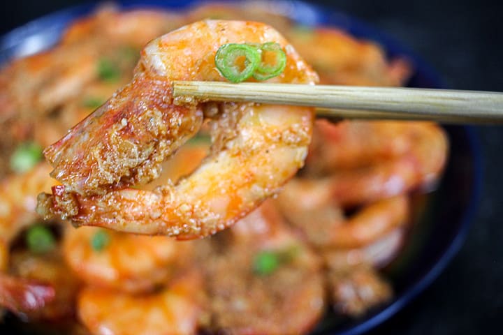 Vietnamese Braised Shrimp In Roe (Tôm Kho Tàu) – Bun Bo Bae
